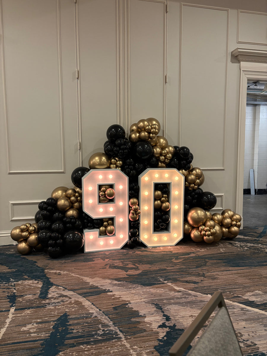 4ft Marquee Number Rental | Servicing Chesapeake, Virginia Beach, and ...